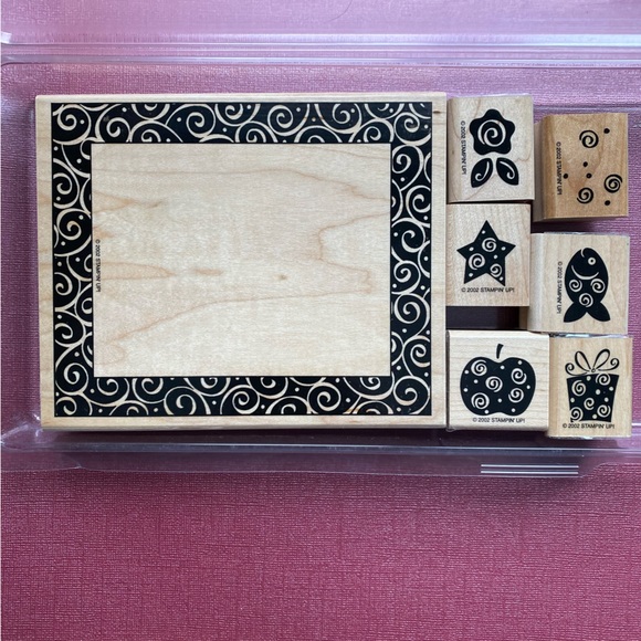 Stampin' Up! | Design | Stampin Up Swirl Frame Fun Stamps Set | Poshmark